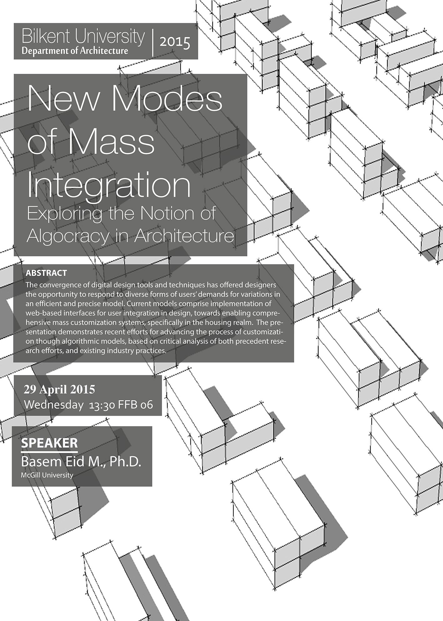 New Modes of Mass Integration: Exploring the notion of Algocracy in ...