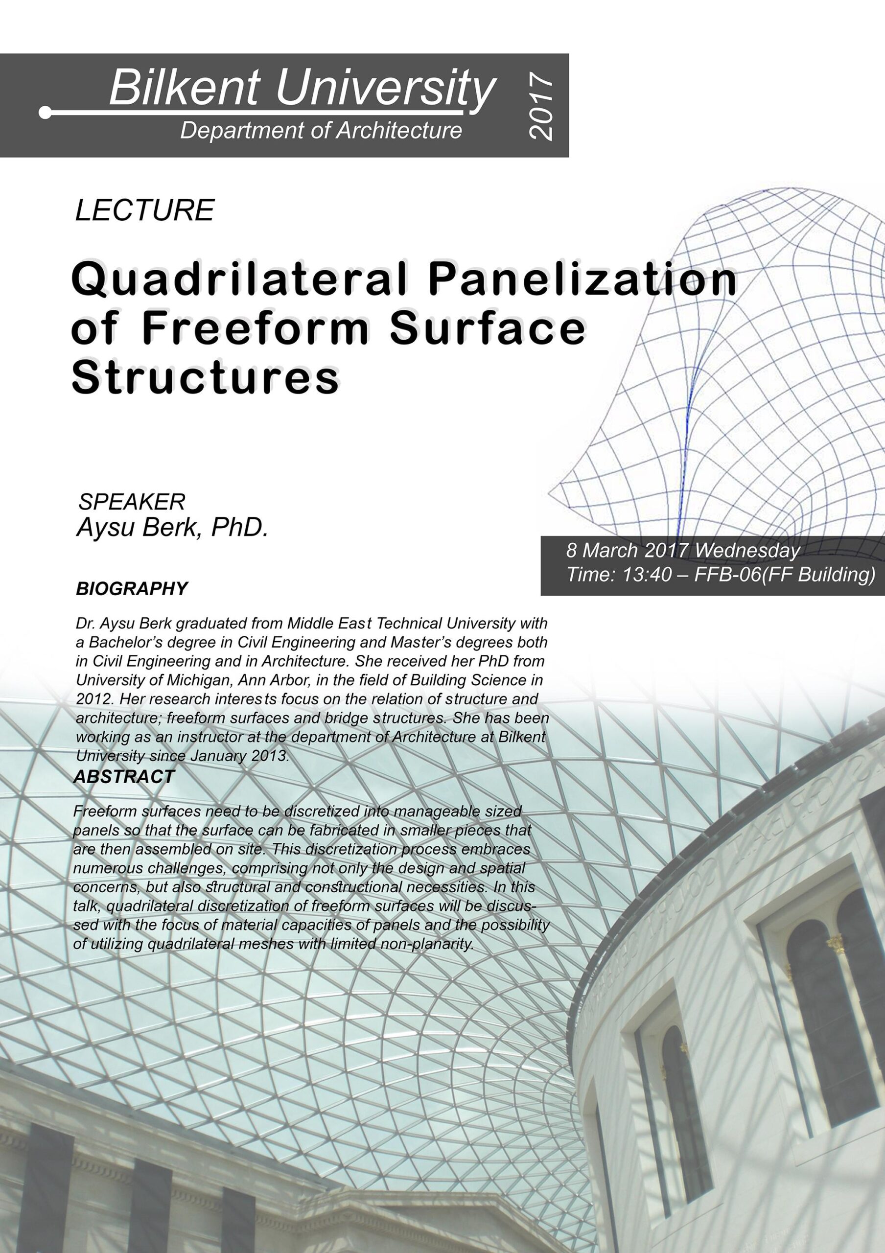 Quadrilateral Panelization of Freeform Surface Structures