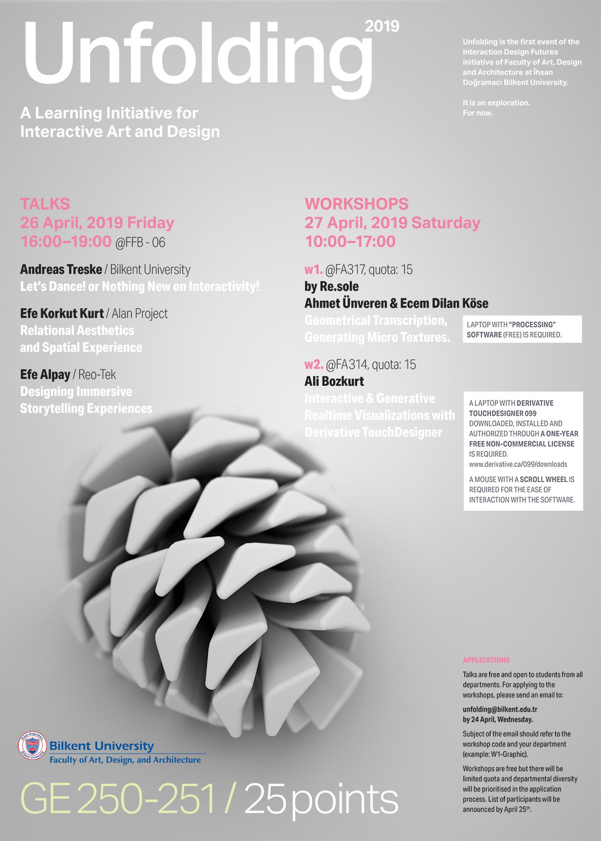 Unfolding: A Learning Initiative for Interactive Art and Design